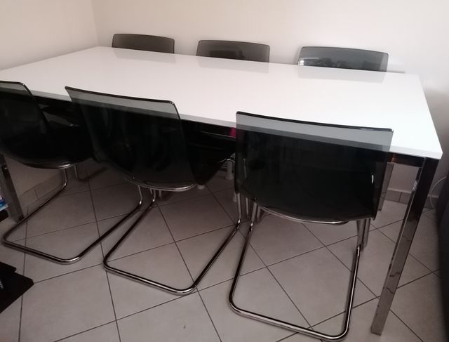 ΤΡΑΠΕΖΙ Ikea Torsby 180 x 90 εκατοστά, σκελετός από ατσάλι ...